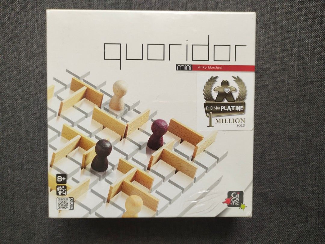 Mini Quoridor Board Game by Gigamic Sealed, Hobbies & Toys, Toys ...