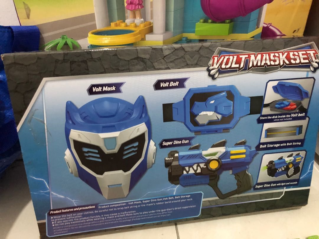 Miniforce Mask Set Volt, Toys & Collectibles, Mainan di Carousell