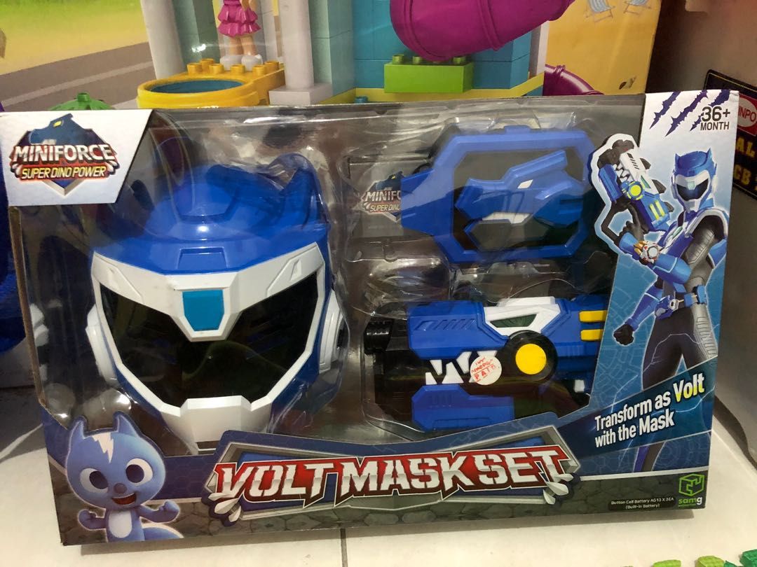 Miniforce Mask Set Volt, Toys & Collectibles, Mainan di Carousell
