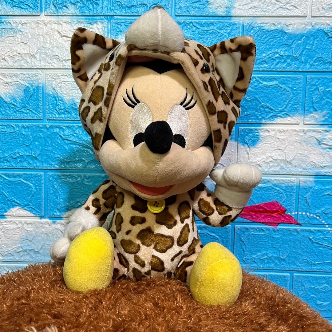 minnie mouse in leopard custome, Hobbies & Toys, Toys & Games on Carousell