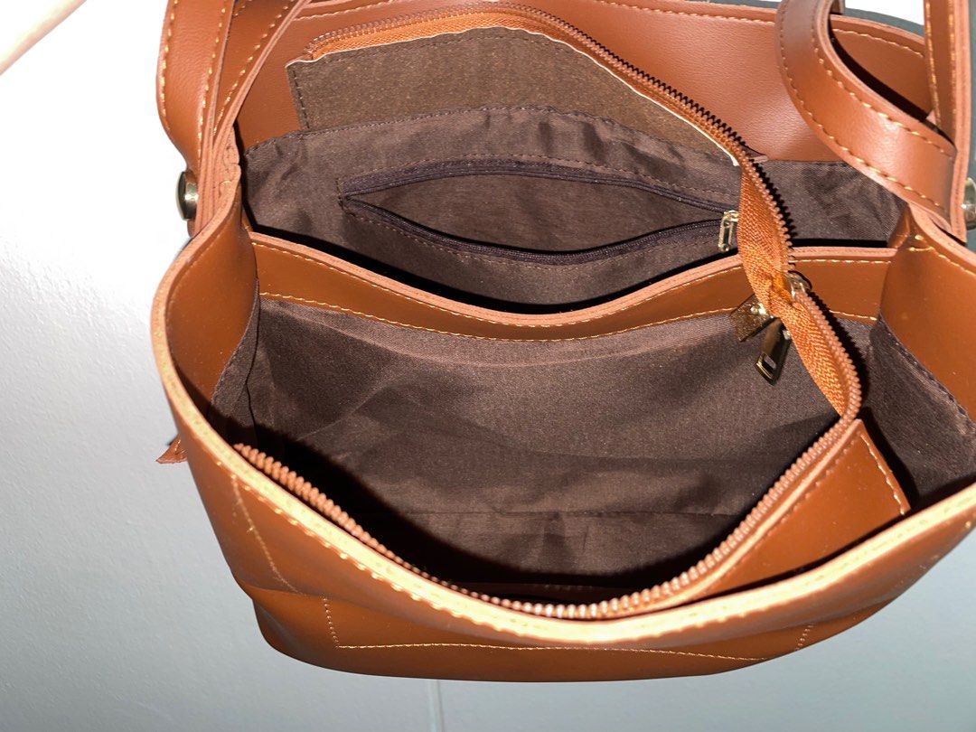 Mizzue Shoulder Bag (Brown), Women's Fashion, Bags & Wallets, Shoulder ...