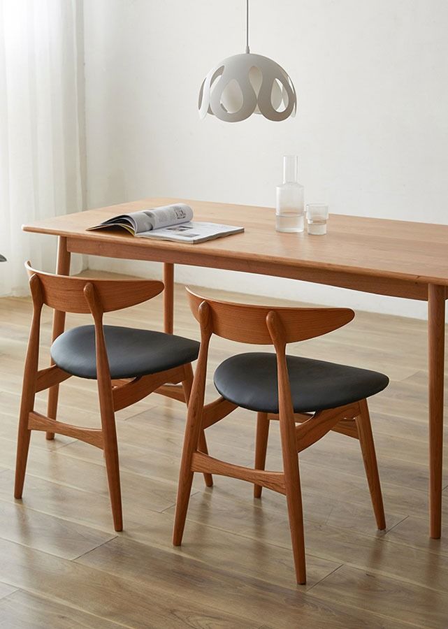 Modern Long Solid Wood Table, Furniture & Home Living, Furniture ...