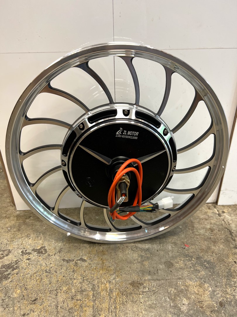 *Motor Wheel 20 inch ZL 48v to 52v 500W Brushless Gearless Expansible ...