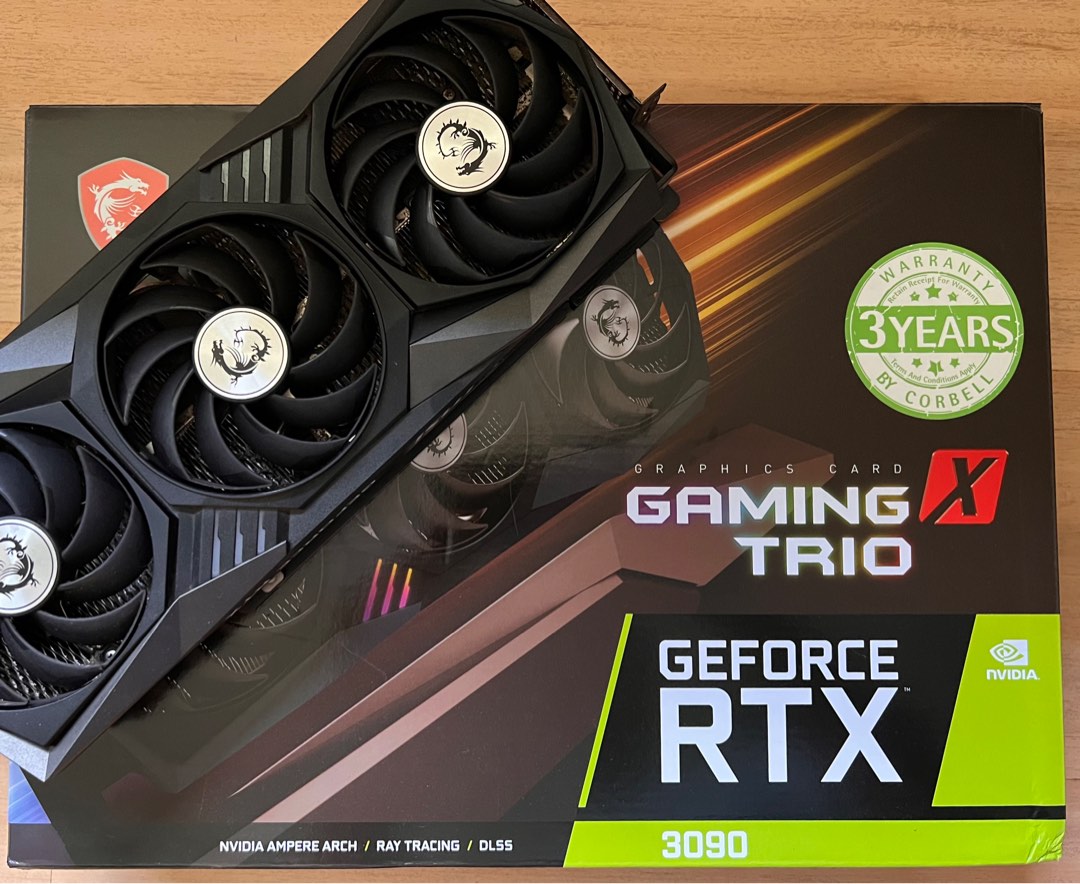 MSI RTX 3090 Gaming Trio X, Computers & Tech, Parts & Accessories ...