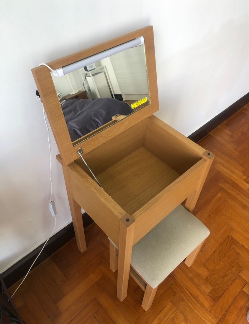 Muji Dressing Table, Furniture & Home Living, Furniture, Tables & Sets ...