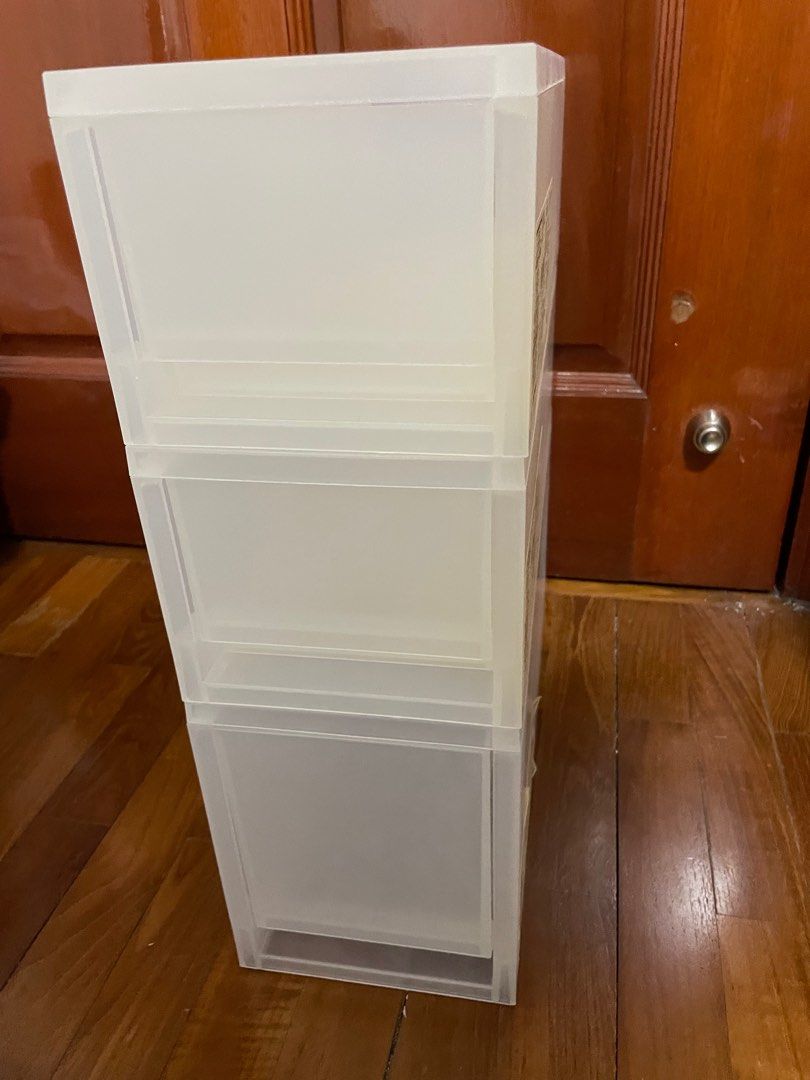 Muji storage drawers, Furniture & Home Living, Home Improvement ...