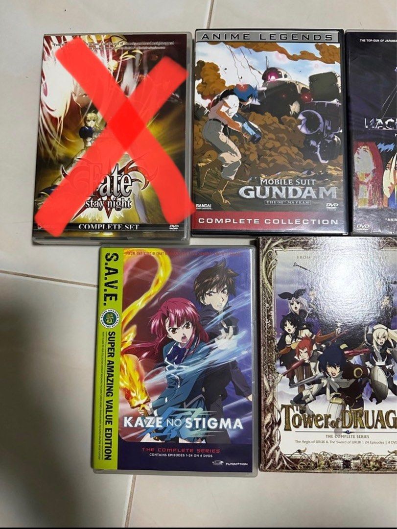 must clear anime dvds (original), Hobbies & Toys, Music & Media, CDs ...