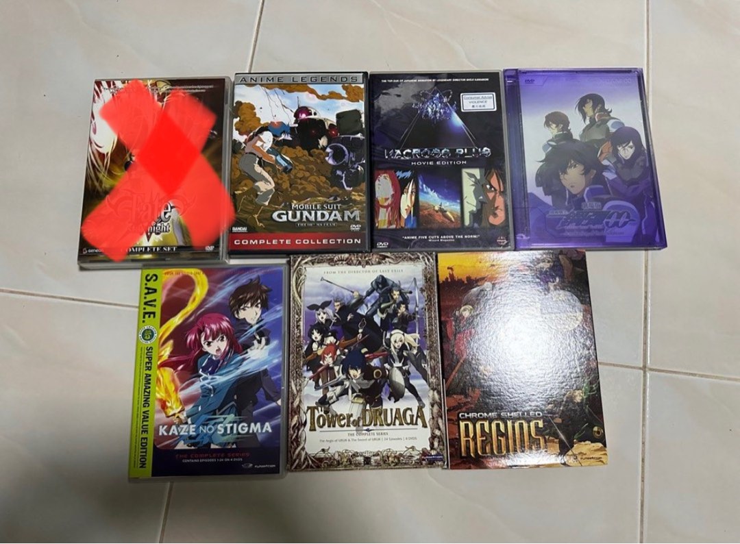 must clear anime dvds (original), Hobbies & Toys, Music & Media, CDs ...