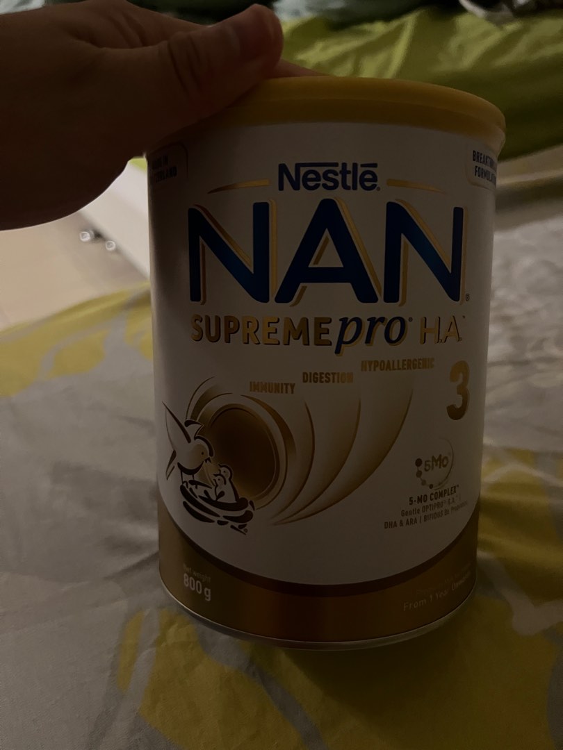 Nan Supreme Pro HA for 1yr., Babies & Kids, Nursing & Feeding ...