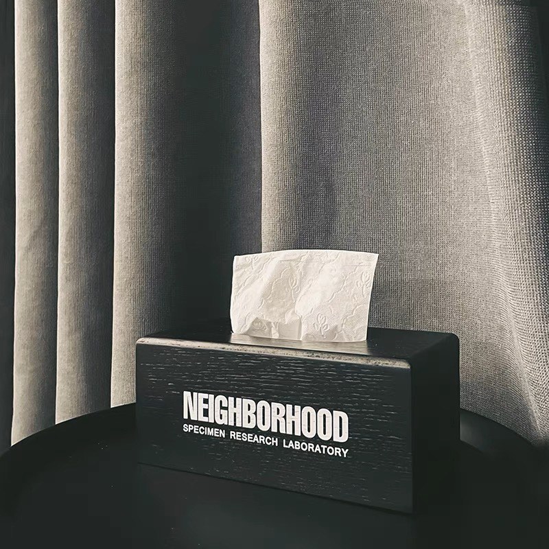 Neighborhood wood tissue box, Furniture & Home Living, Kitchenware ...