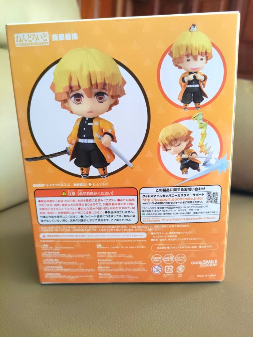 Nendoroid 1334 Zenitsu Agatsuma Demon Slayer, Hobbies & Toys, Toys ...