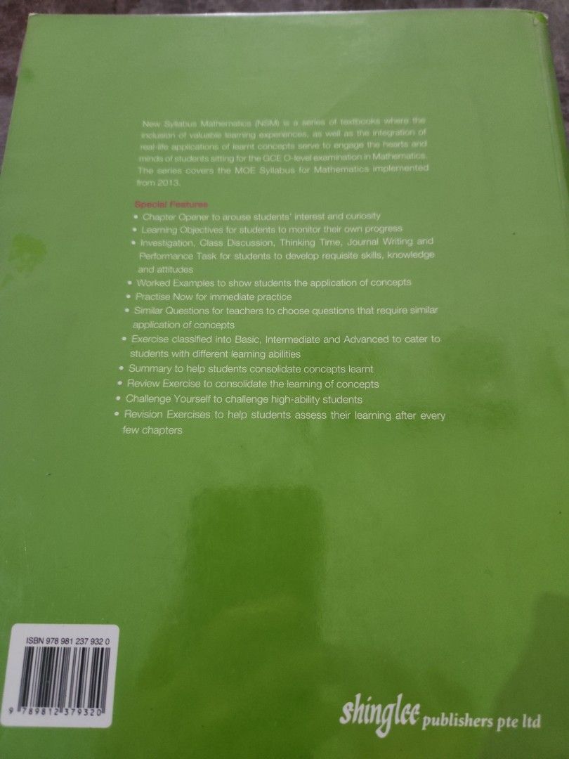 New Syllabus Mathematics Sec 3, Hobbies & Toys, Books & Magazines ...