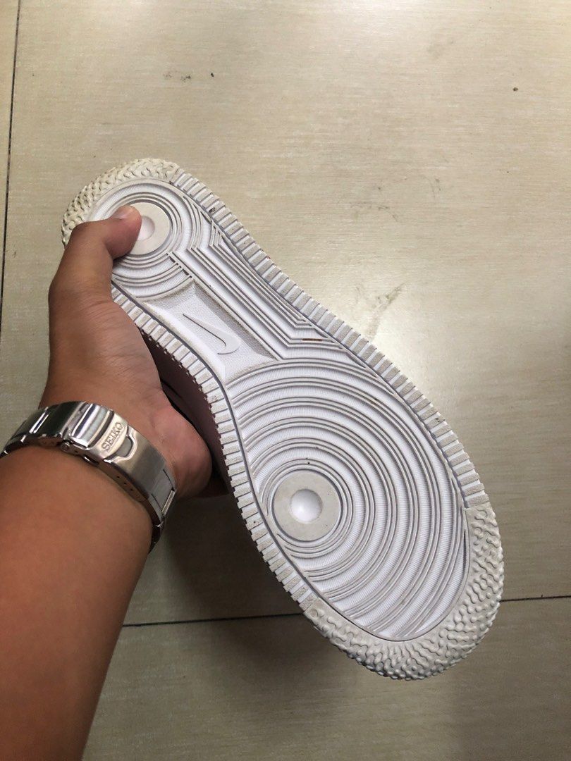 Nike Air Force 1 React DMs X White/Black/Red(8.5 US M), Men's Fashion ...