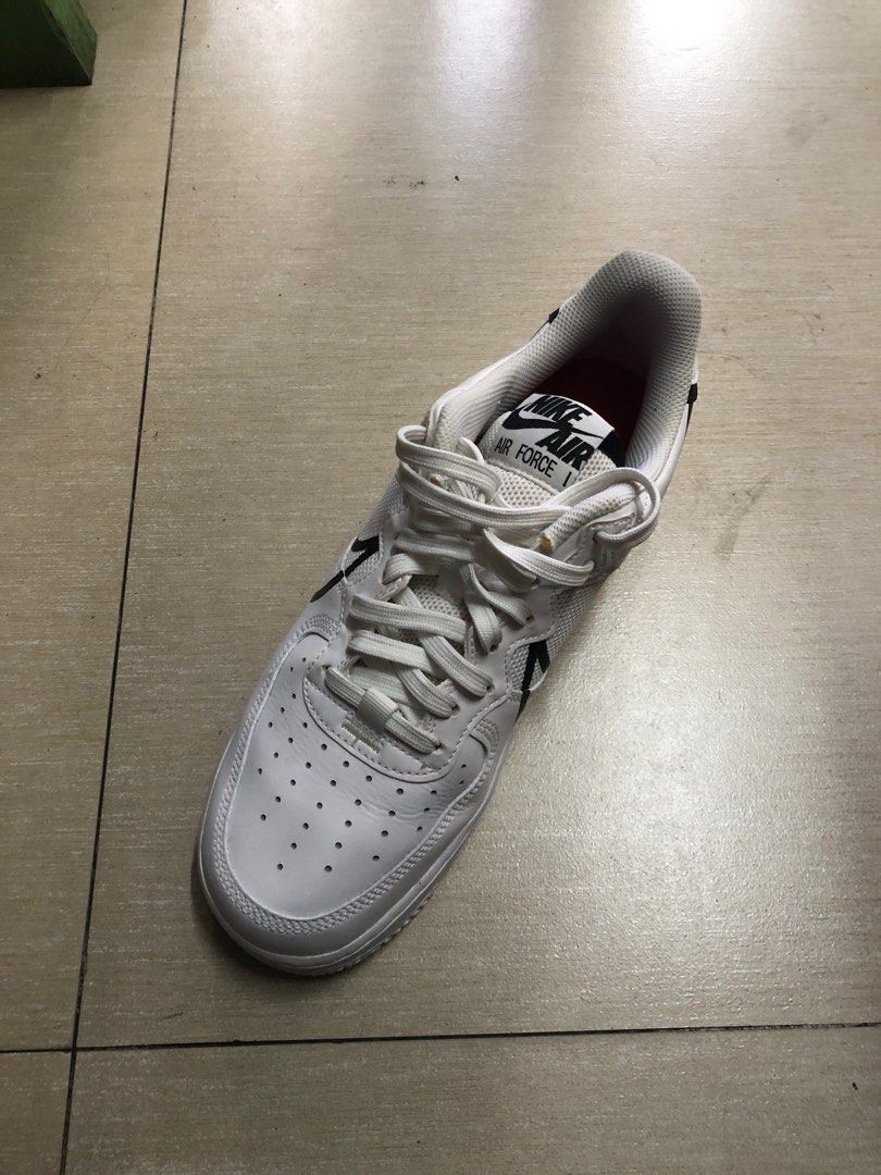 Nike Air Force 1 React DMs X White/Black/Red(8.5 US M), Men's Fashion ...