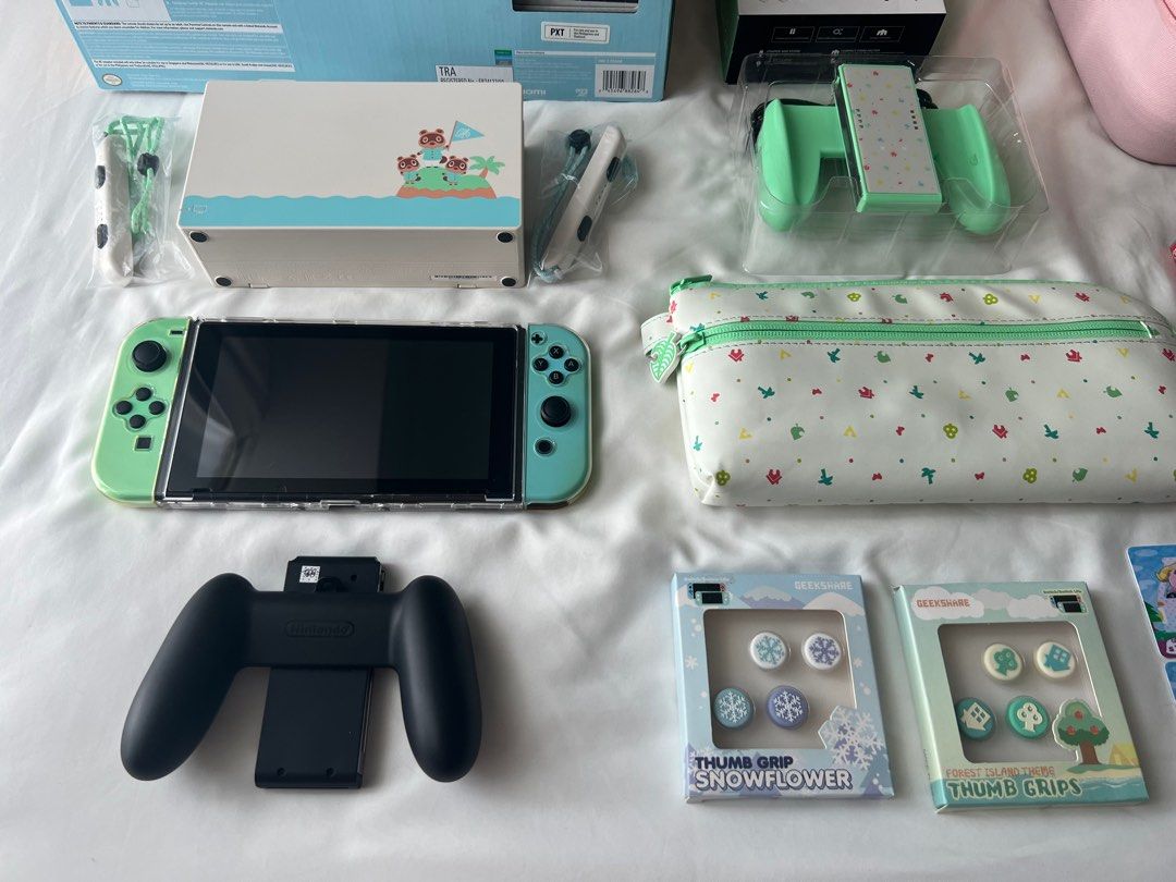 Nintendo Switch V2 Animal Crossing Edition - Complete Set, Video Gaming ...