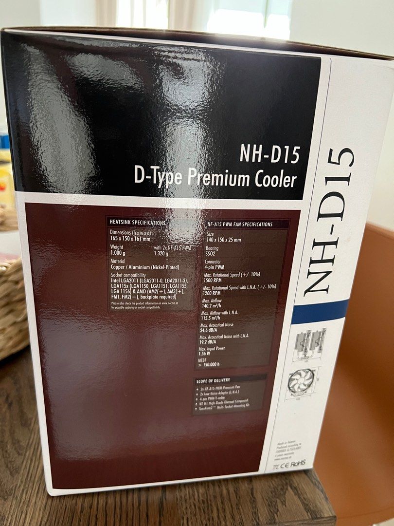 Noctua NH-D15 w/ LGA1700 kit, Computers & Tech, Parts & Accessories ...