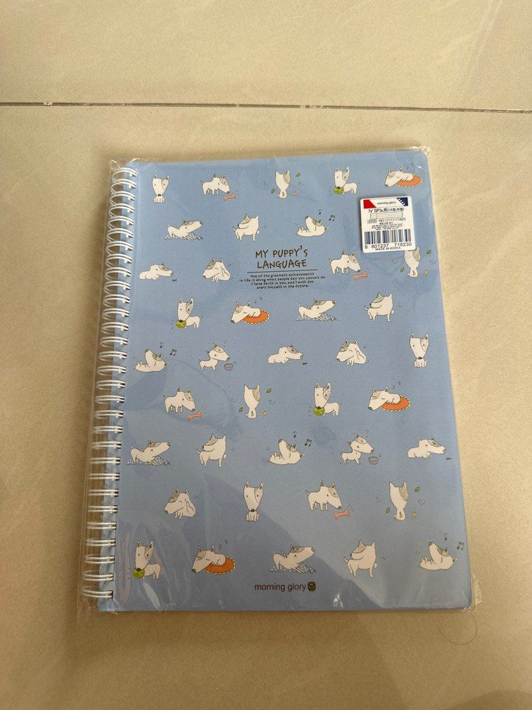 Notebook buku catatan morning glory import korea, Buku & Alat Tulis, Buku di Carousell