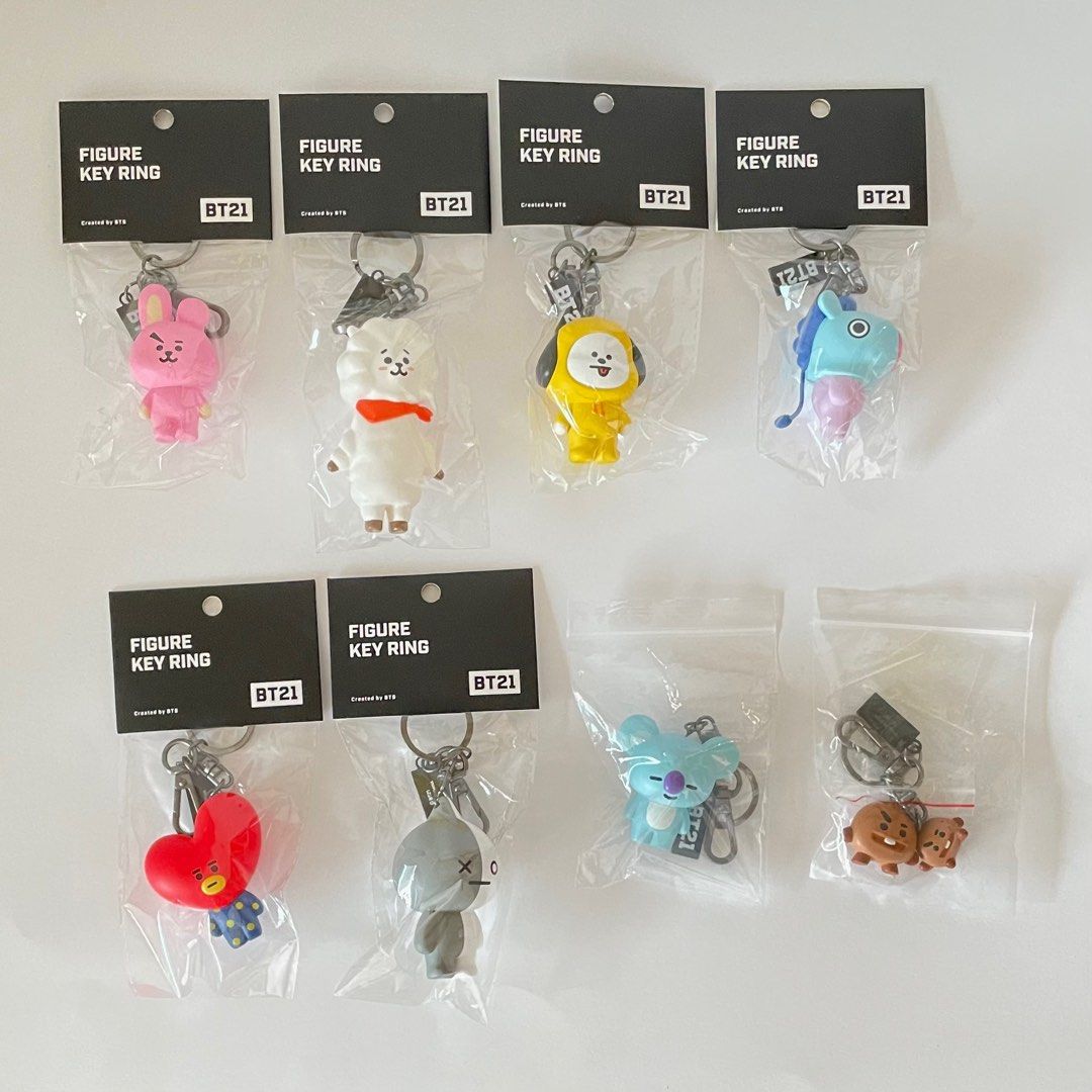 official BT21 figure key ring, Hobbies & Toys, Memorabilia & Collectibles, K-Wave on Carousell