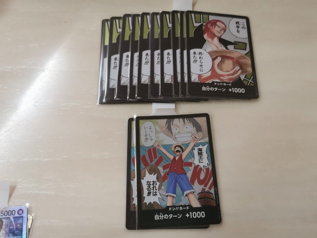 One piece OP01, OP02 sec, AA, box topper and sr, Hobbies & Toys, Toys ...