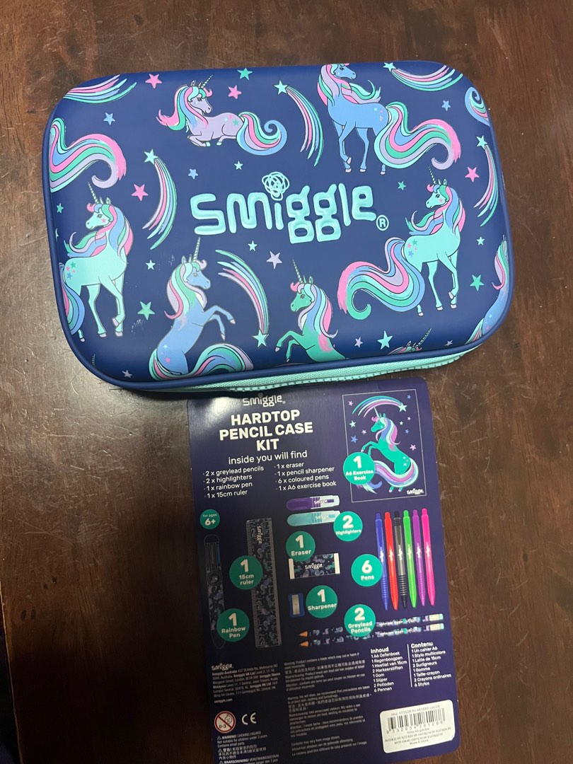 ORIGINAL SMIGGLE UNICORN HARDTOP PENCIL CASE , Hobbies & Toys ...