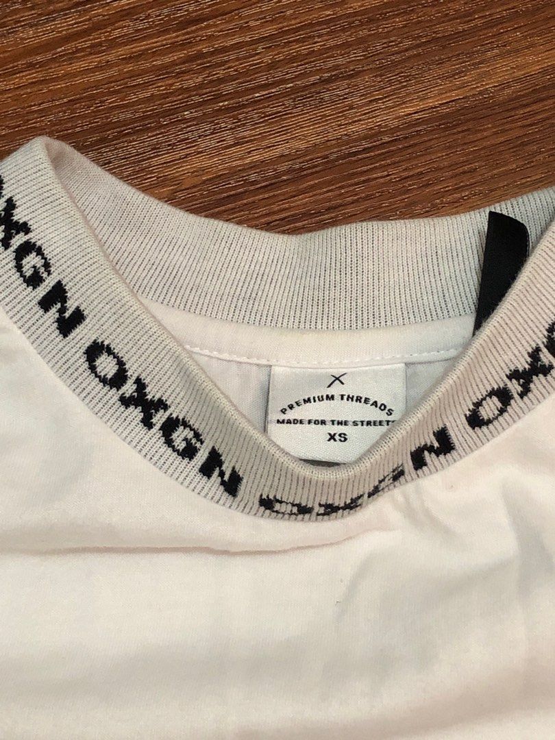 Oxygen Unisex White Top, Women's Fashion, Tops, Shirts on Carousell