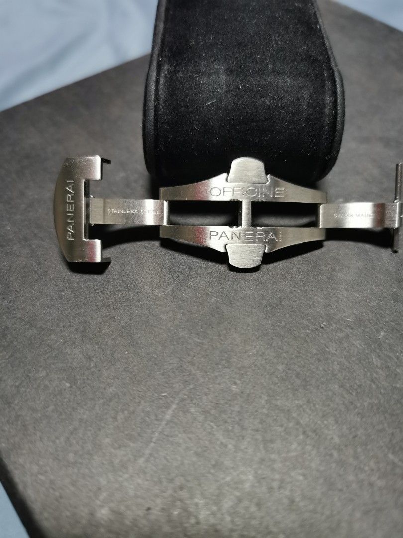 panerai butterfly clasp 22mm silver, Men's Fashion, Watches ...