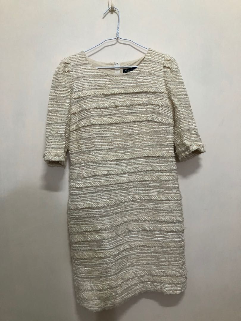 Perng yuh 芃諭名品 專櫃精品 毛料洋裝, 她的時尚, 洋裝＆套裝, 傳統服飾在旋轉拍賣