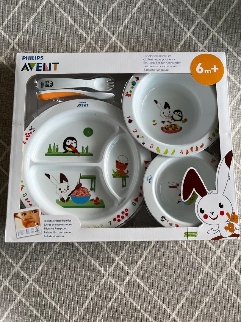 Philip avent mealtime set, Babies & Kids, Nursing & Feeding, Weaning ...