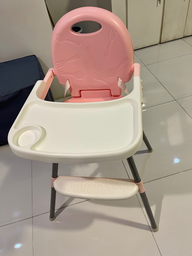 Pink High Chair, Babies & Kids, Nursing & Feeding, Baby High Chairs on ...