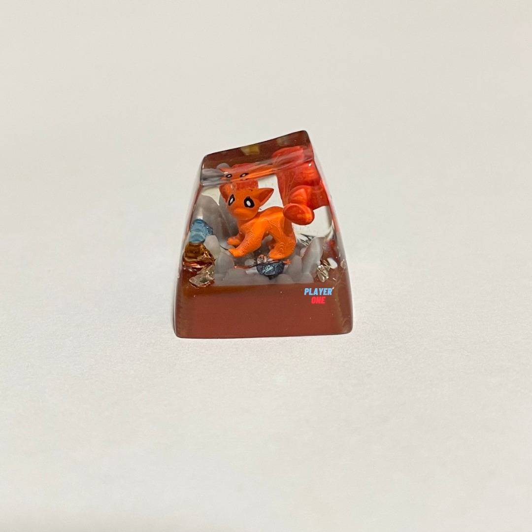 Pokemon (Vulpix) artisan keycap, Computers & Tech, Parts & Accessories ...