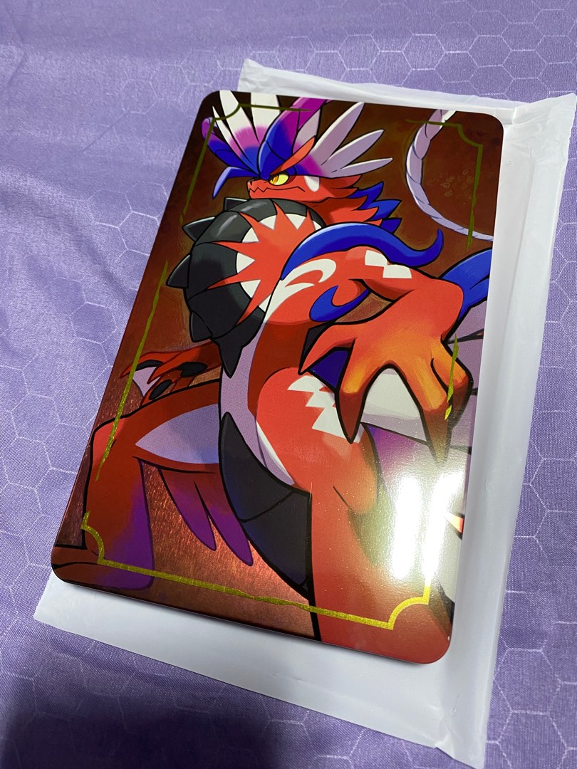 Pokémon Scarlet Metal Casing, Video Gaming, Gaming Accessories, Cases ...