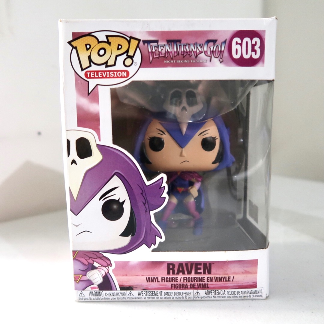 [PRE-LOVED] Funko Pop! DC Teen Titans Go! Raven #603, Hobbies & Toys ...