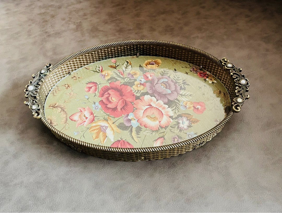 Pretty tray, Furniture & Home Living, Home Decor, Vases & Decorative ...