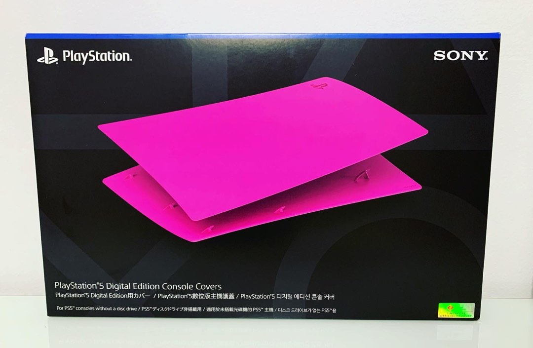 PS5 Digital Edition Console Covers Nova Pink (BNIB), Video Gaming ...