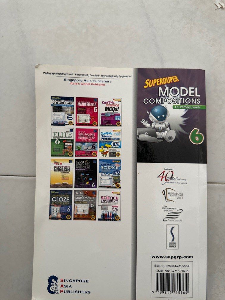 PSLE model compositions p6 by SAP education, Hobbies & Toys, Books ...