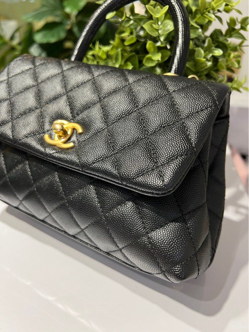 Rare! CHANEL COCO HANDLE SMALL/MINI REAL LIZARD SKIN, Luxury, Bags ...