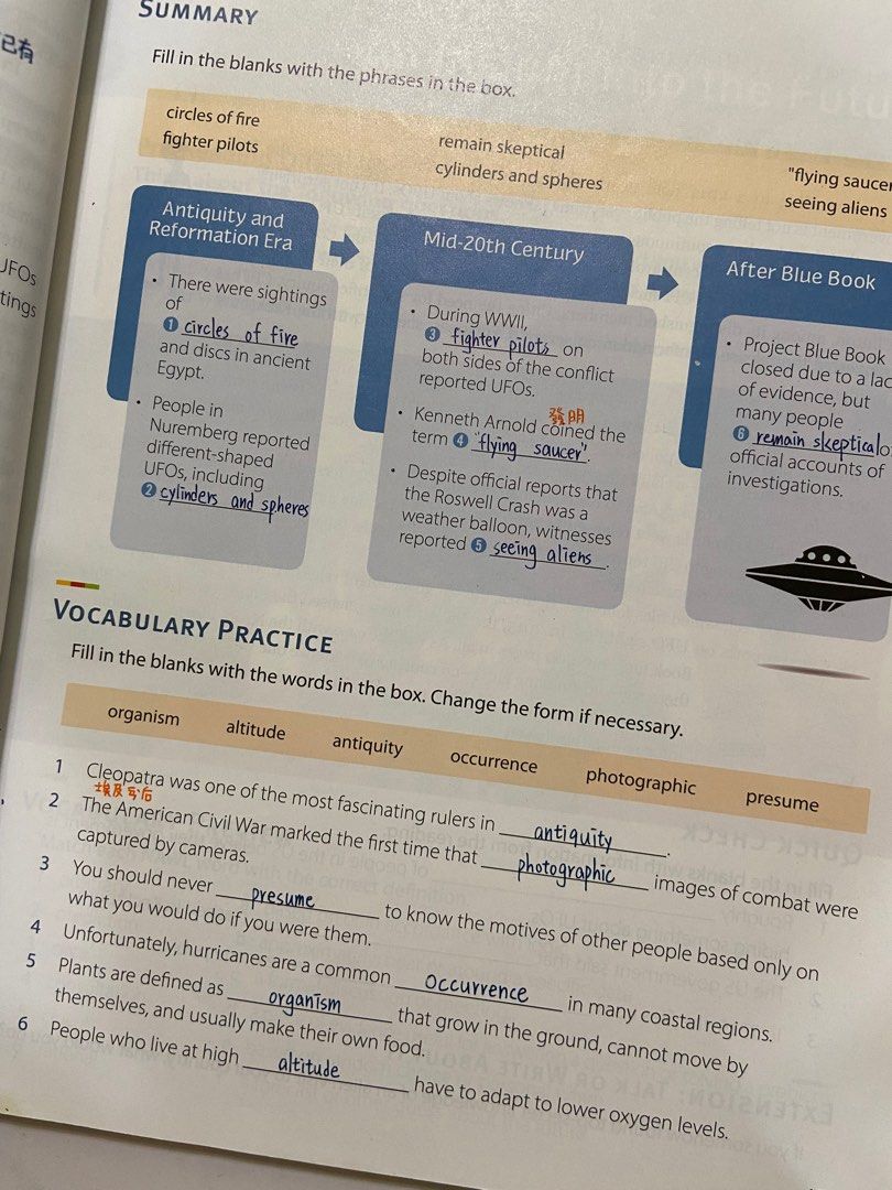 Reading for the real world 2 大學英文課本, 書籍、休閒與玩具, 書本及雜誌, 評量練習在旋轉拍賣