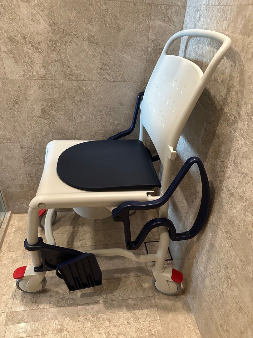 Rebotec - Commode shower wheel chair (free gift), Health & Nutrition ...