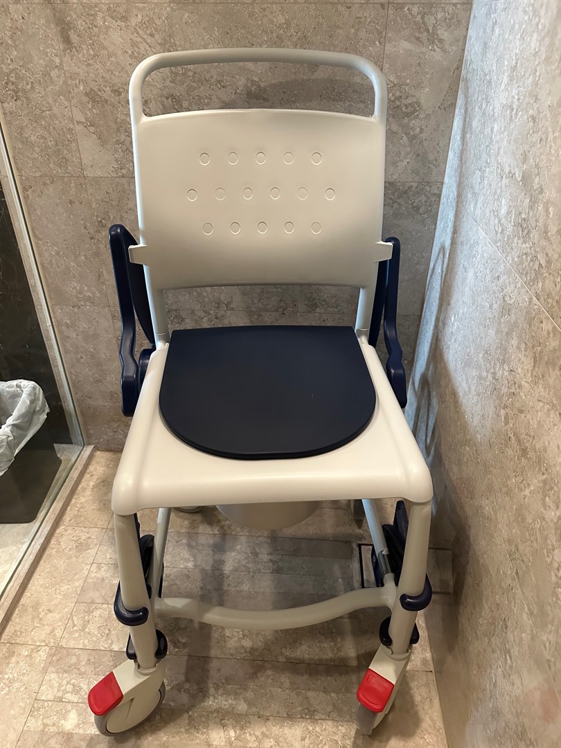 Rebotec - Commode shower wheel chair (w free gift), Health & Nutrition ...