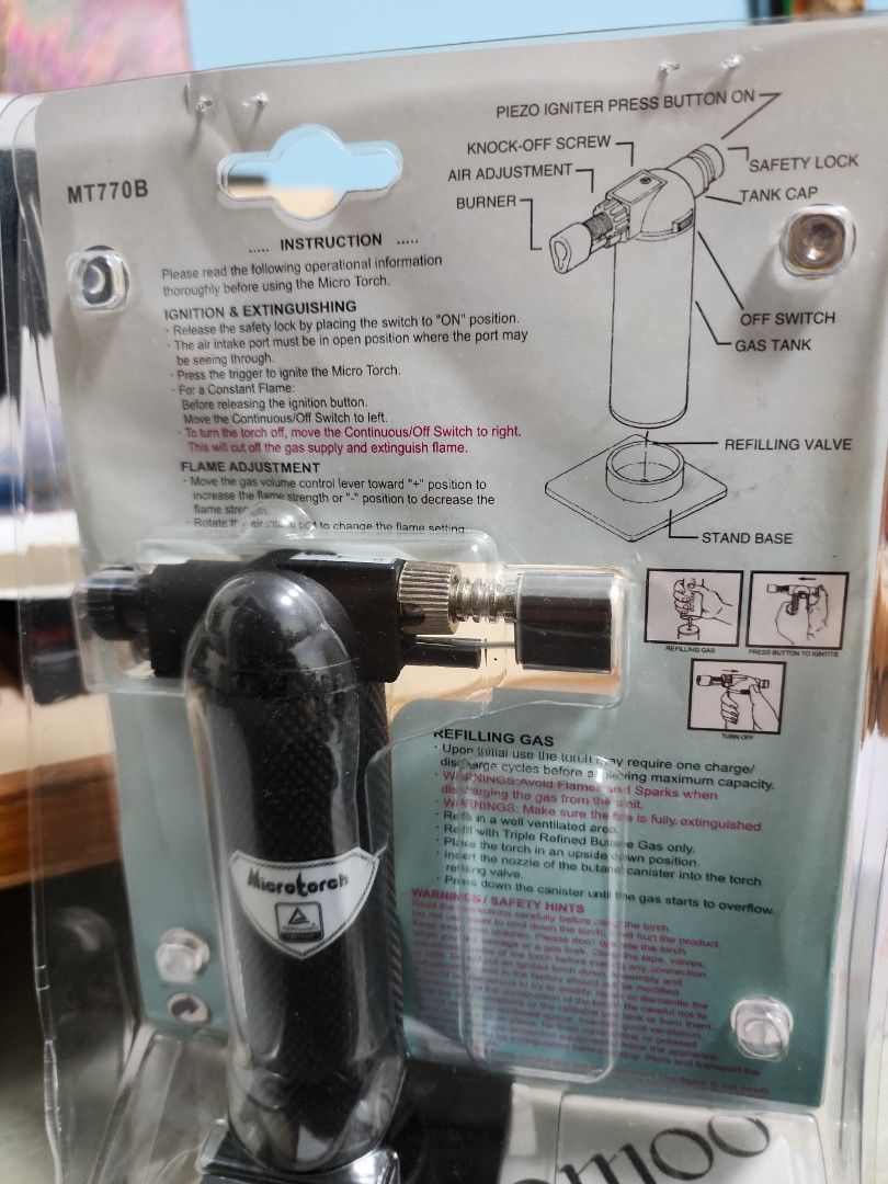 ROBURN Micro Torch Gas Burner, TV & Home Appliances, Other Home ...