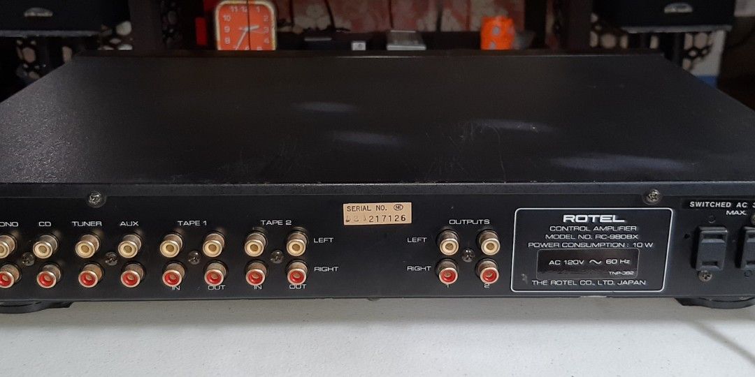 Rotel RC-980BX Preamp, Audio, Soundbars, Speakers & Amplifiers on Carousell