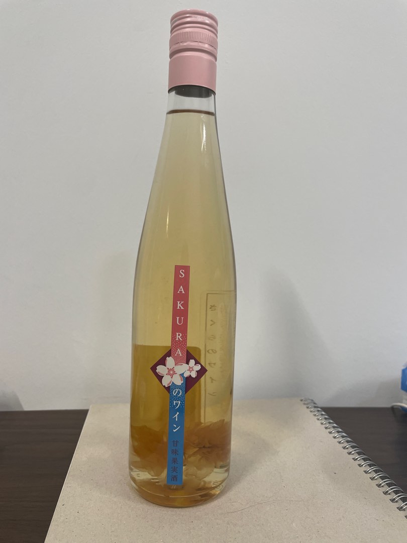 Sakura Wine, Food & Drinks, Alcoholic Beverages on Carousell