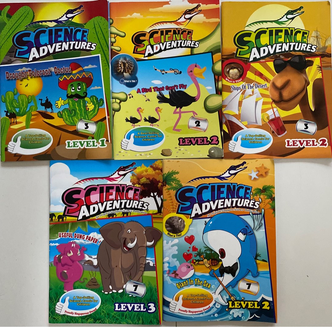 Science Adventures Level 1, 2, 3 assortment, Hobbies & Toys, Books ...