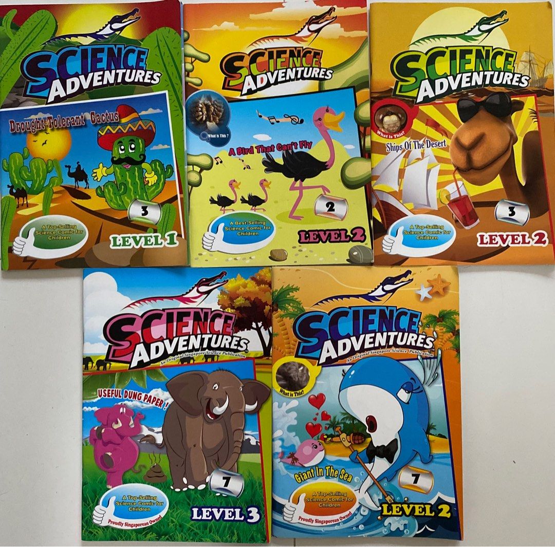 Science Adventures Level 1, 2, 3 assortment, Hobbies & Toys, Books ...
