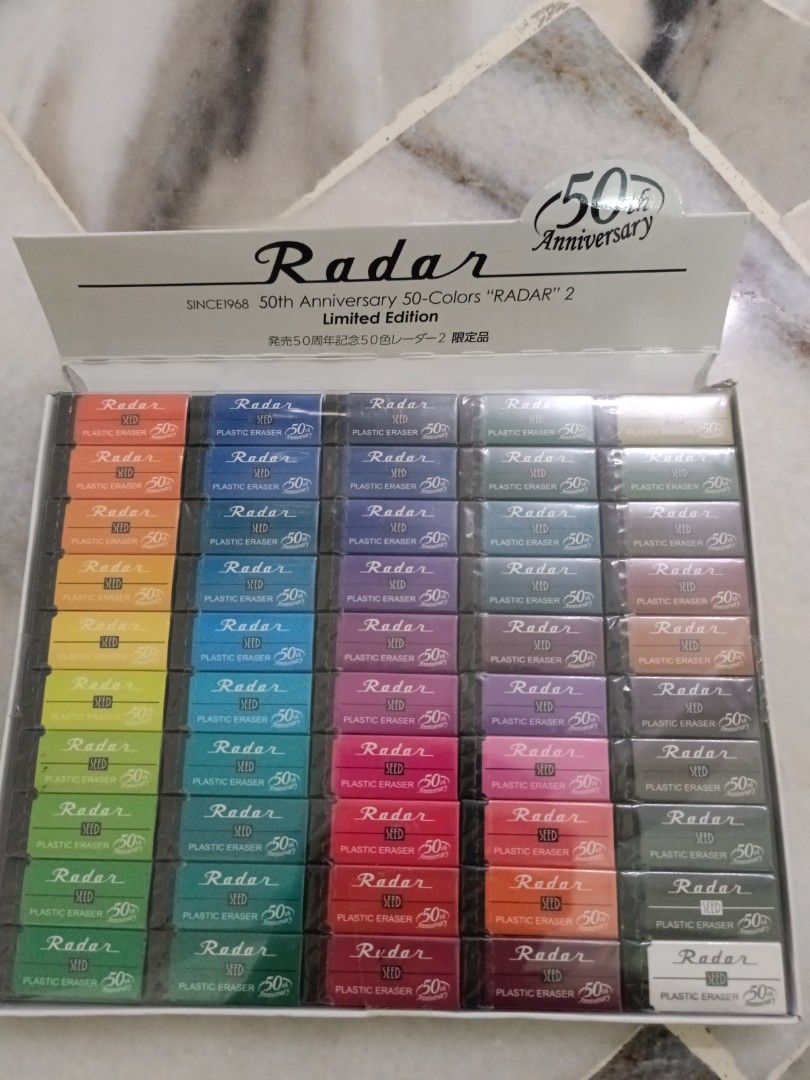 SEED Radar Eraser 50th Anniversary, Hobbies & Toys, Stationery & Craft ...