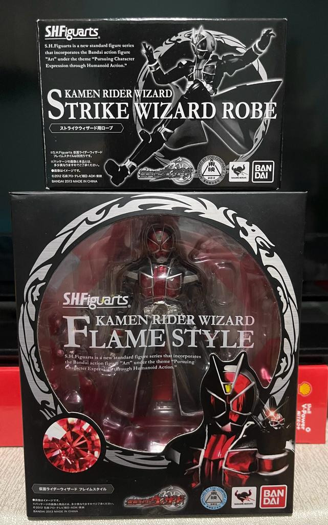 S.H.Figuarts: Kamen Rider Wizard Flame style, Hobbies & Toys, Toys ...