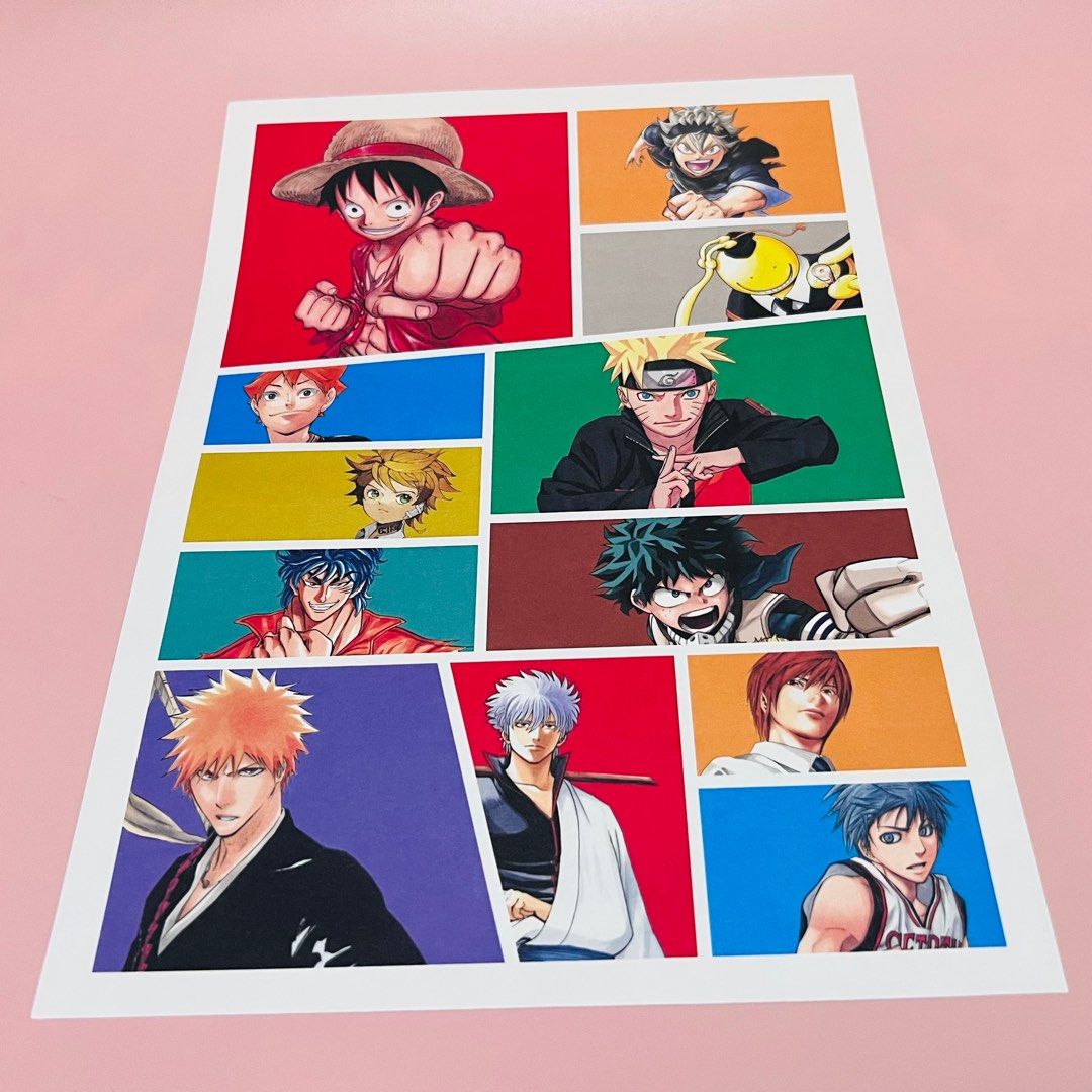 Shonen JUMP x Tokyo Metro Stamp Rally 2! Stickers (100 characters ...
