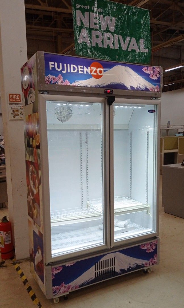 showcase chiller 2door 22cu.ft fujidenzo, TV & Home Appliances, Kitchen ...