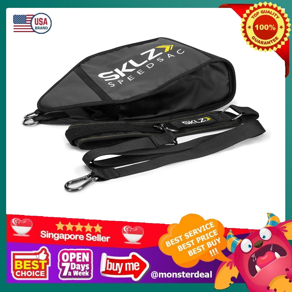 SKLZ SpeedSac Variable Weight Resistance Training Sled (10-30 Pounds ...