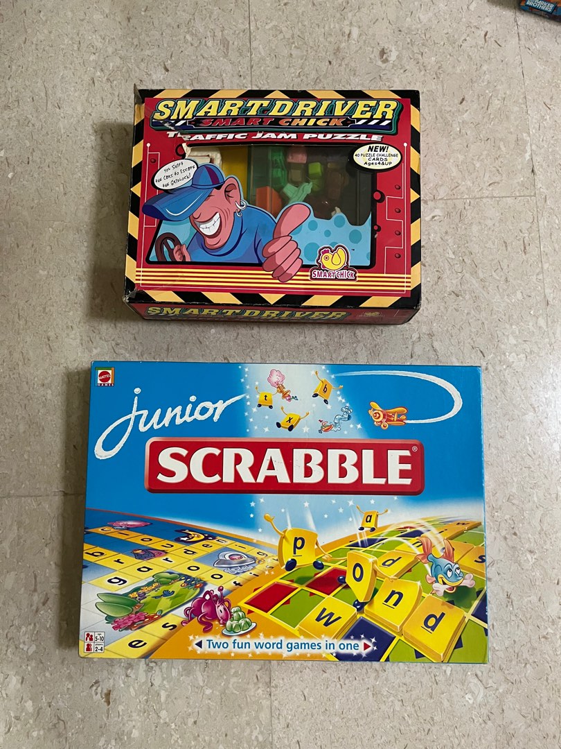 Smart Driver Puzzle and Scrabble, Hobbies & Toys, Toys & Games on Carousell